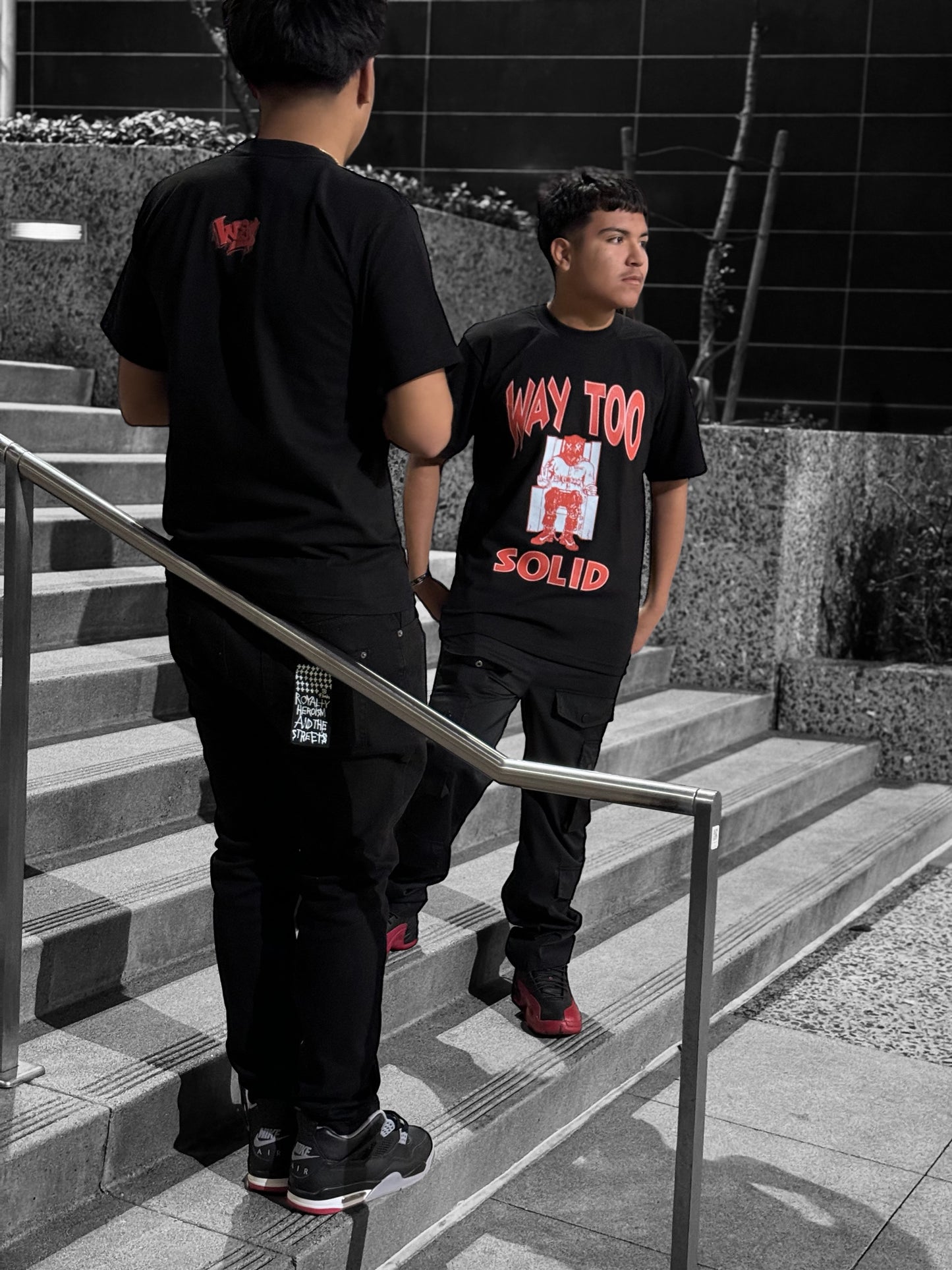 W2S “BRED SOLID ROW” MENS TEE – Waytoosolid